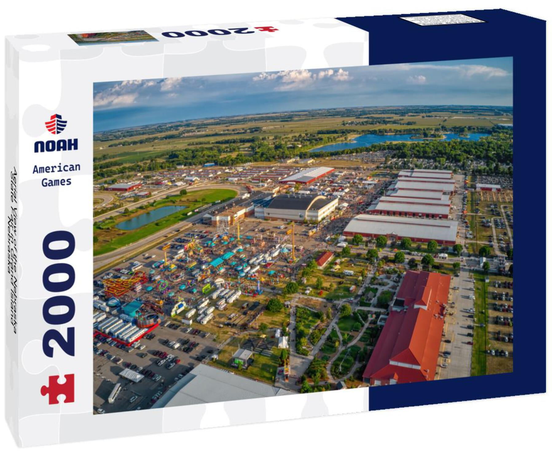 Noah Jigsaw Puzzle Aerial View of the Nebraska State Fair in Grand ...
