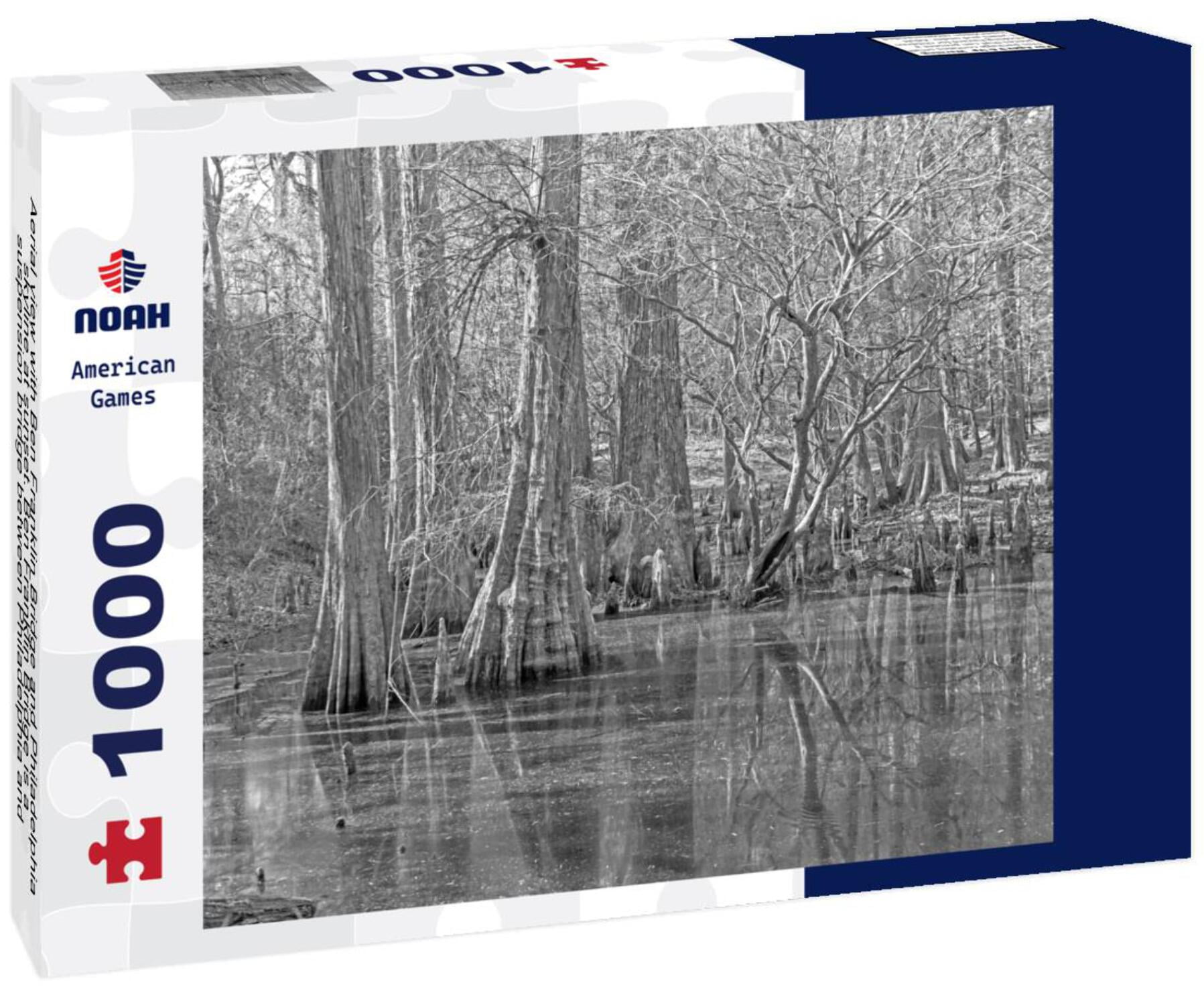 Noah Jigsaw Puzzle Aerial view with Ben Franklin Bridge and ...