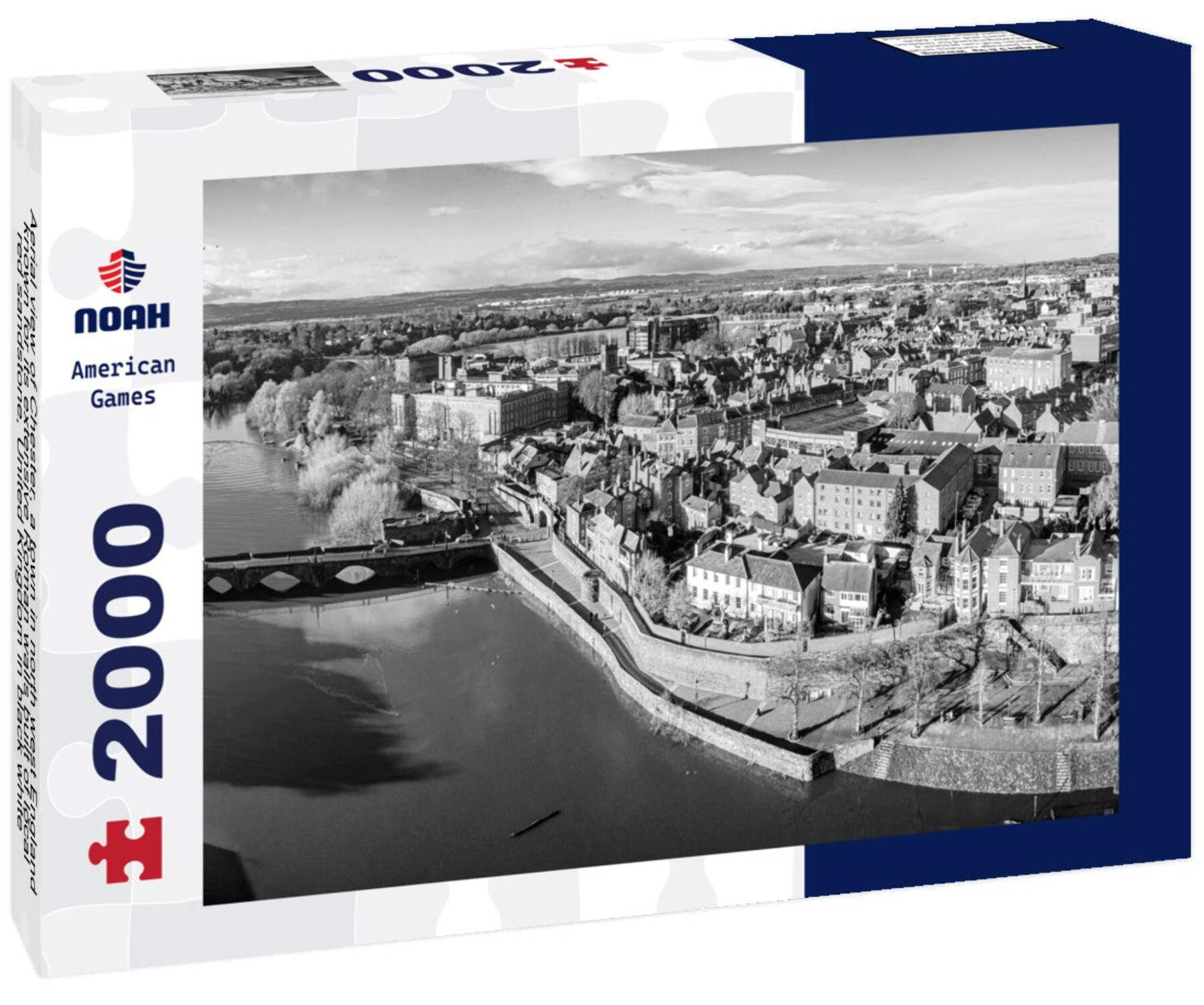 Noah Jigsaw Puzzle Aerial view of Chester, a town in north west England ...