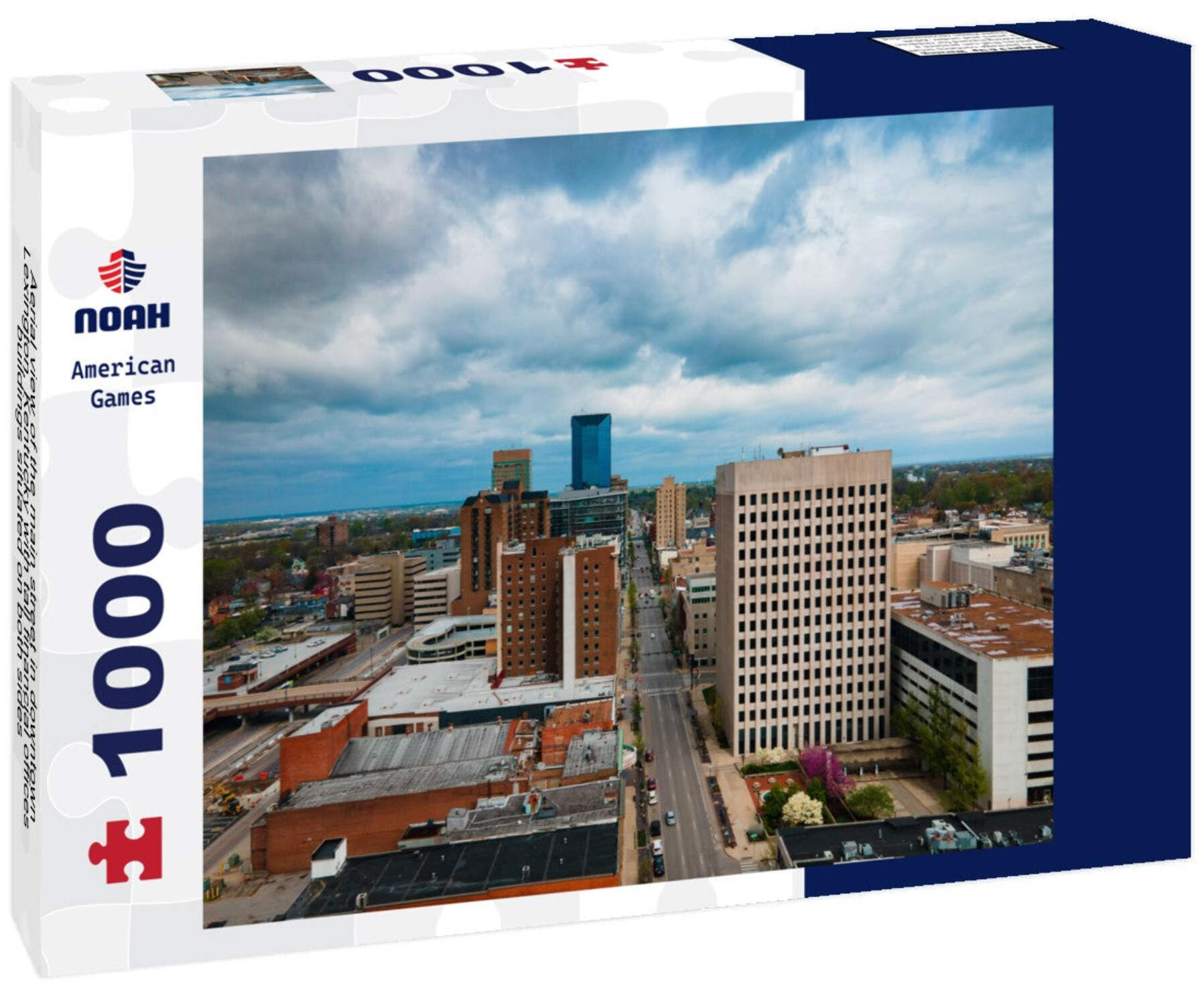 Noah Jigsaw Puzzle Aerial view of the main street in downtown Lexington ...