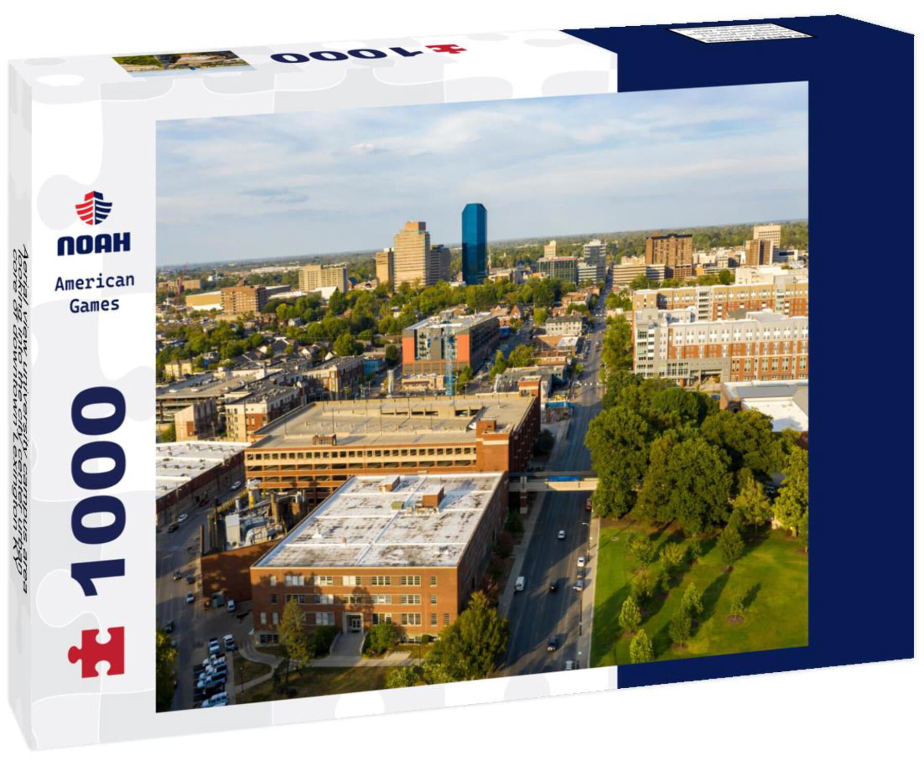 Noah Jigsaw Puzzle Aerial view university campus area looking into the ...