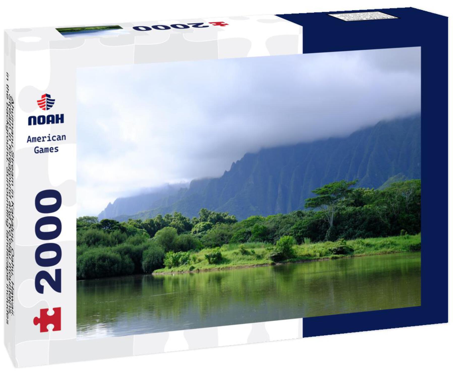 Noah Jigsaw Puzzle Ahuimanu Stream in Kahaluu, Oahu, Hawaii. Stream in ...