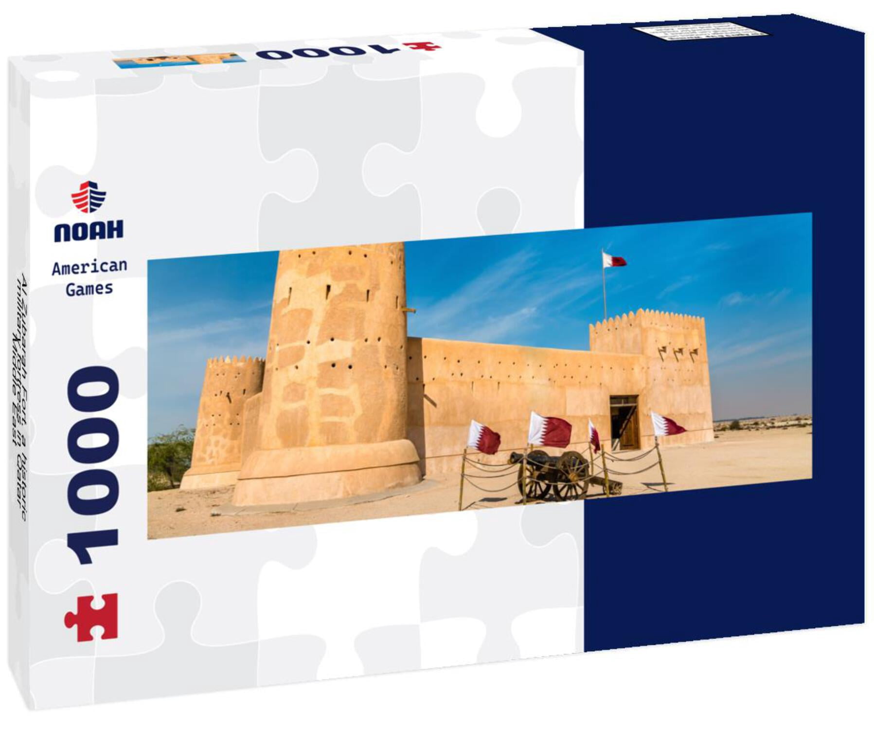 Al Zubarah Fort, a historic military fortress in Qatar, Middle East ...