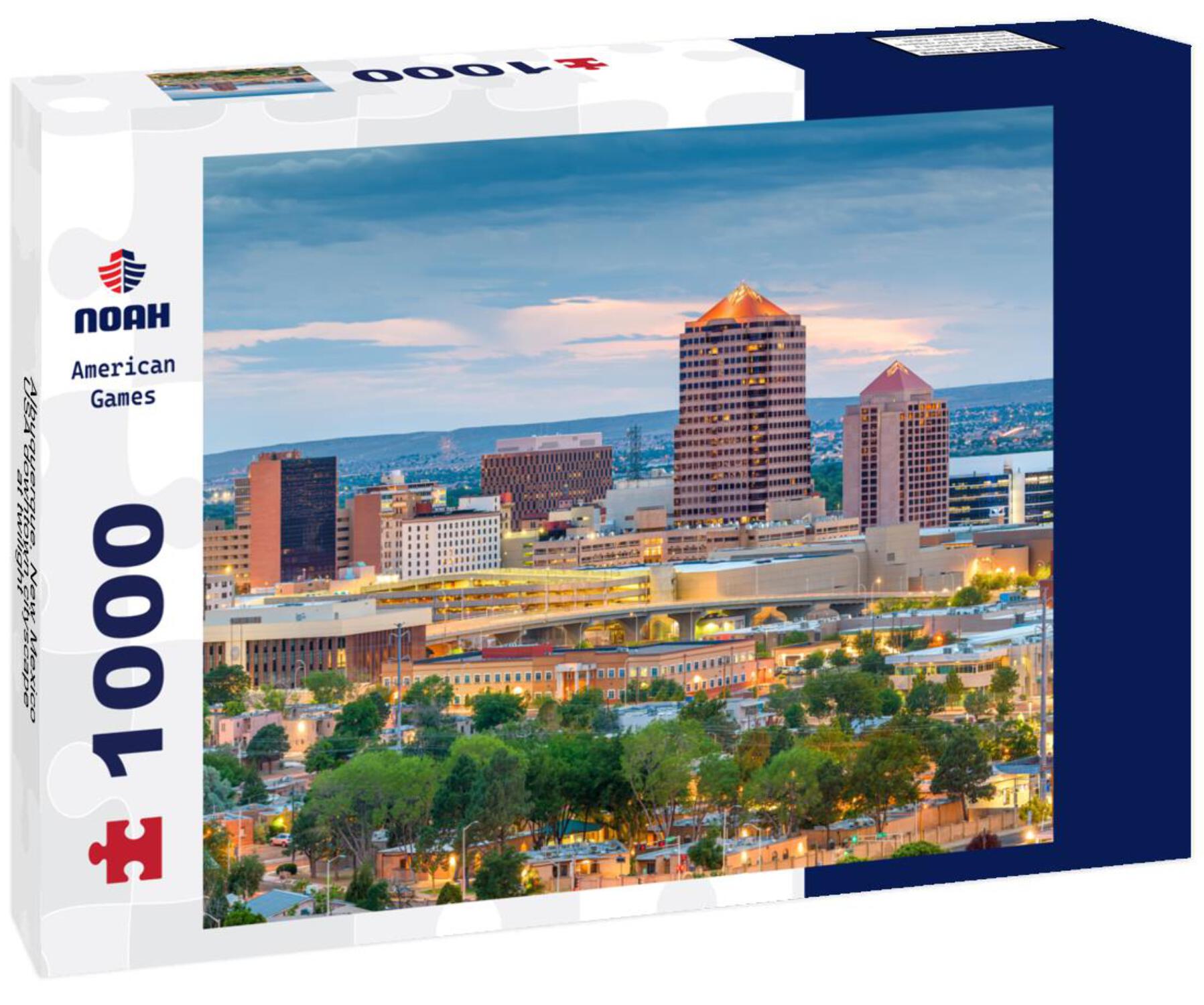 Noah Jigsaw Puzzle Albuquerque, New Mexico, USA downtown cityscape at ...