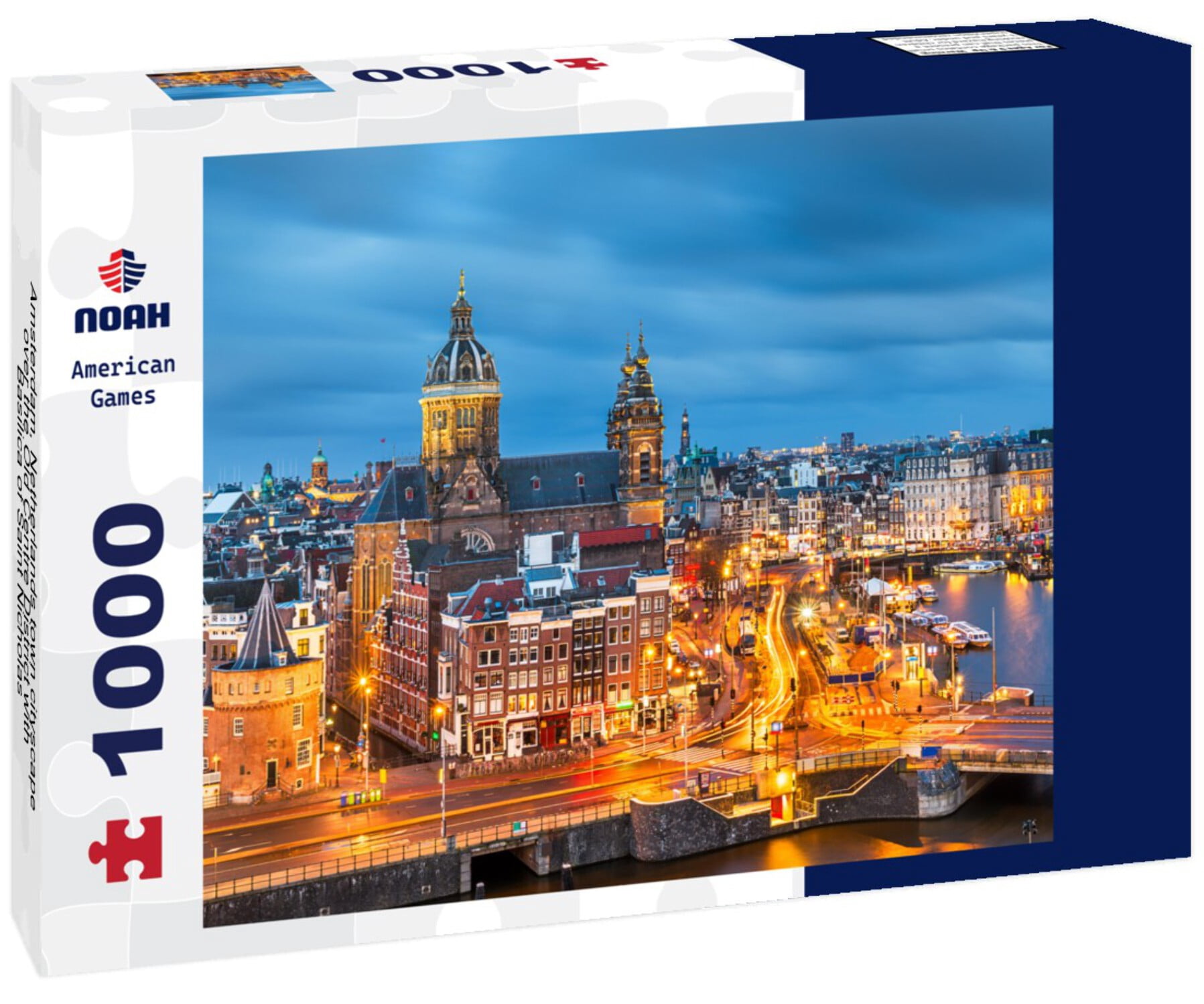 Noah Jigsaw Puzzle Amsterdam, Netherlands town cityscape over the Old ...