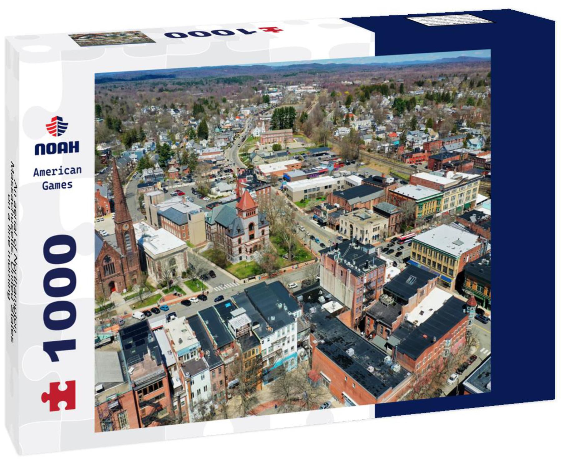 Noah Jigsaw Puzzle An aerial of Northampton, Massachusetts, United ...