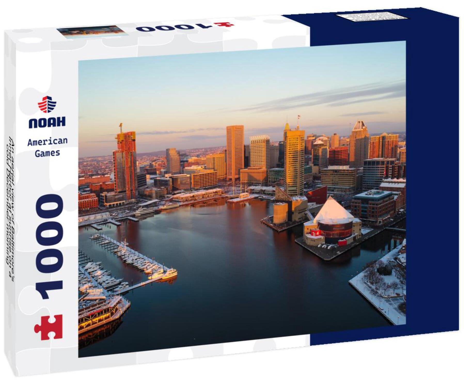 Noah Jigsaw Puzzle An aerial view of Baltimore's Inner Harbor at ...