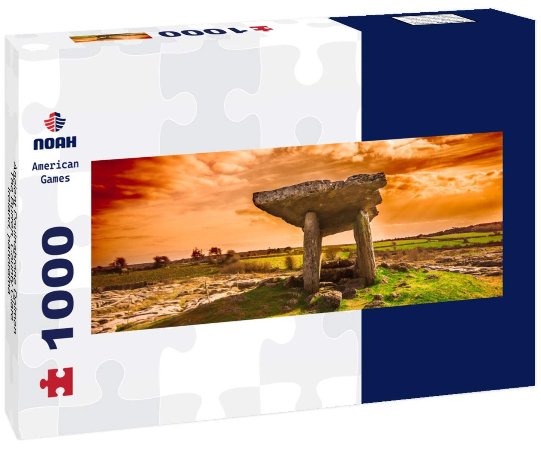 Noah Jigsaw Puzzle Ancient Poulnabrone Dolmen, The Burren, County Clare ...