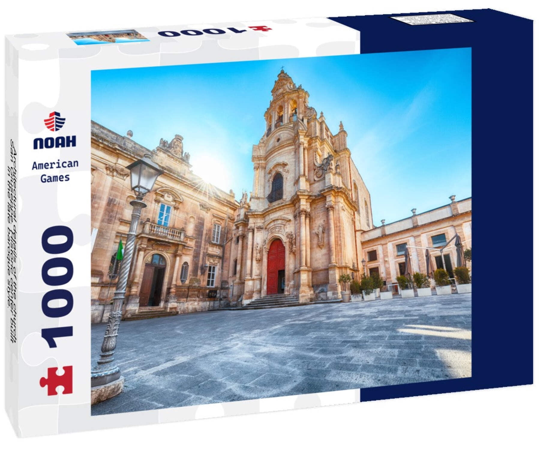 Noah Jigsaw Puzzle Architectural details of the baroque-style Church of ...