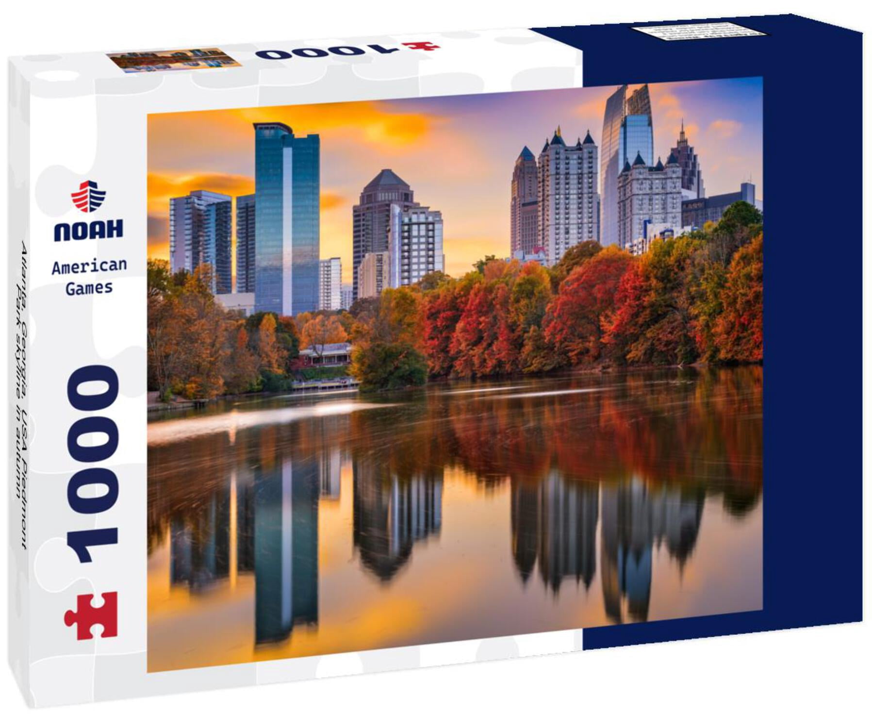 Noah Jigsaw Puzzle Atlanta, Georgia, USA Piedmont Park skyline in ...