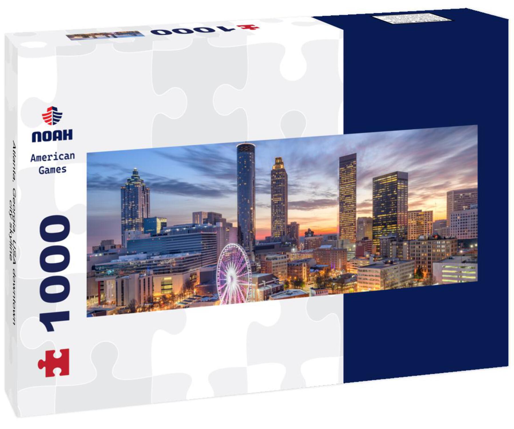 Noah Jigsaw Puzzle Atlanta, Georgia, USA downtown city skyline panorama ...