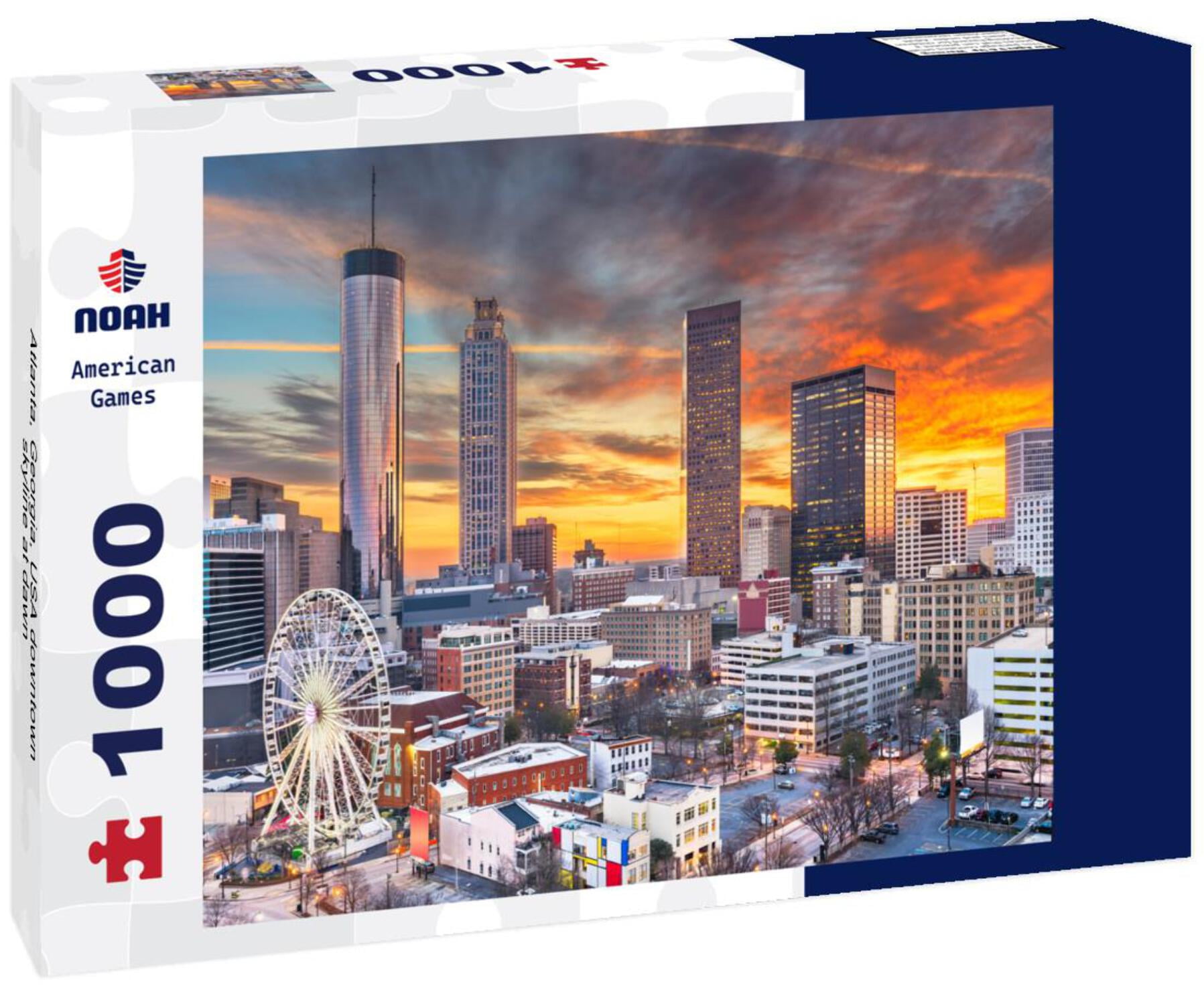 Noah Jigsaw Puzzle Atlanta, Georgia, USA downtown skyline at dawn 1000 ...