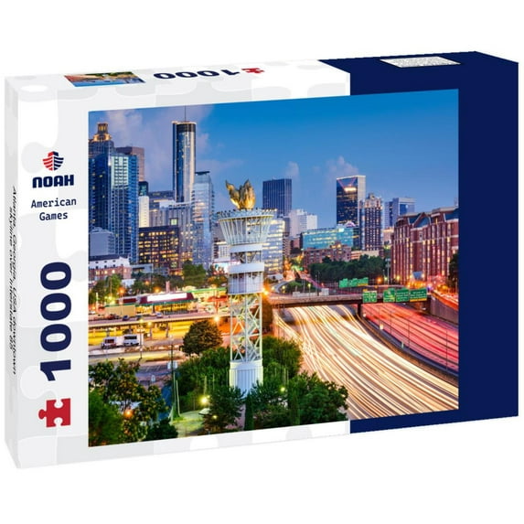 Noah Jigsaw Puzzle Atlanta, Georgia, USA downtown skyline over ...