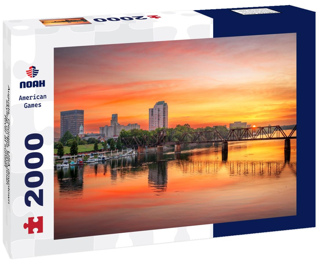 Noah Jigsaw Puzzle Augusta, Georgia, USA downtown skyline on the ...
