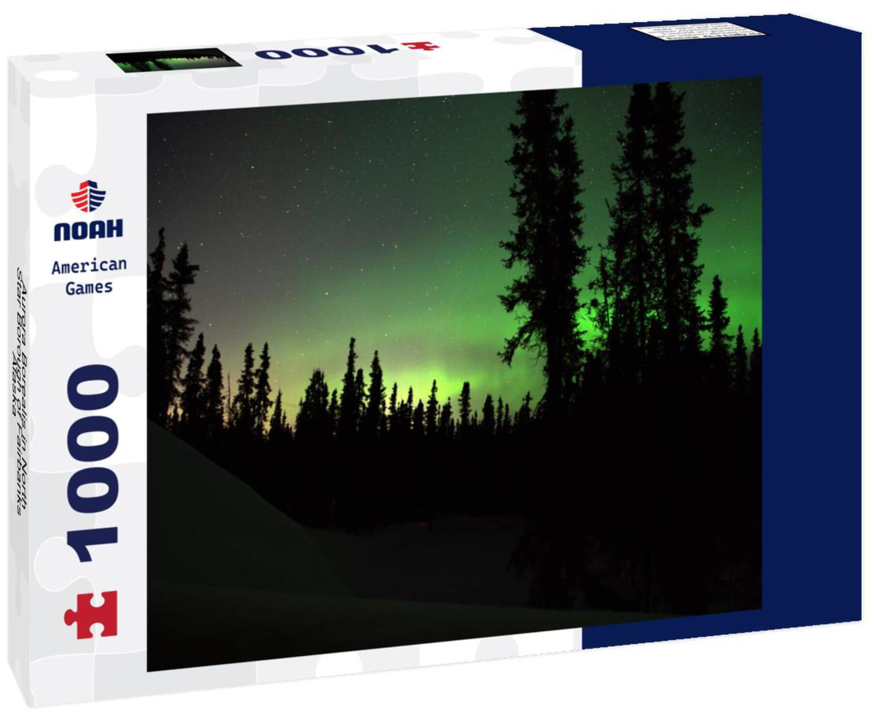 Noah Jigsaw Puzzle Aurora Borealis in North Star Borough of Fairbanks ...