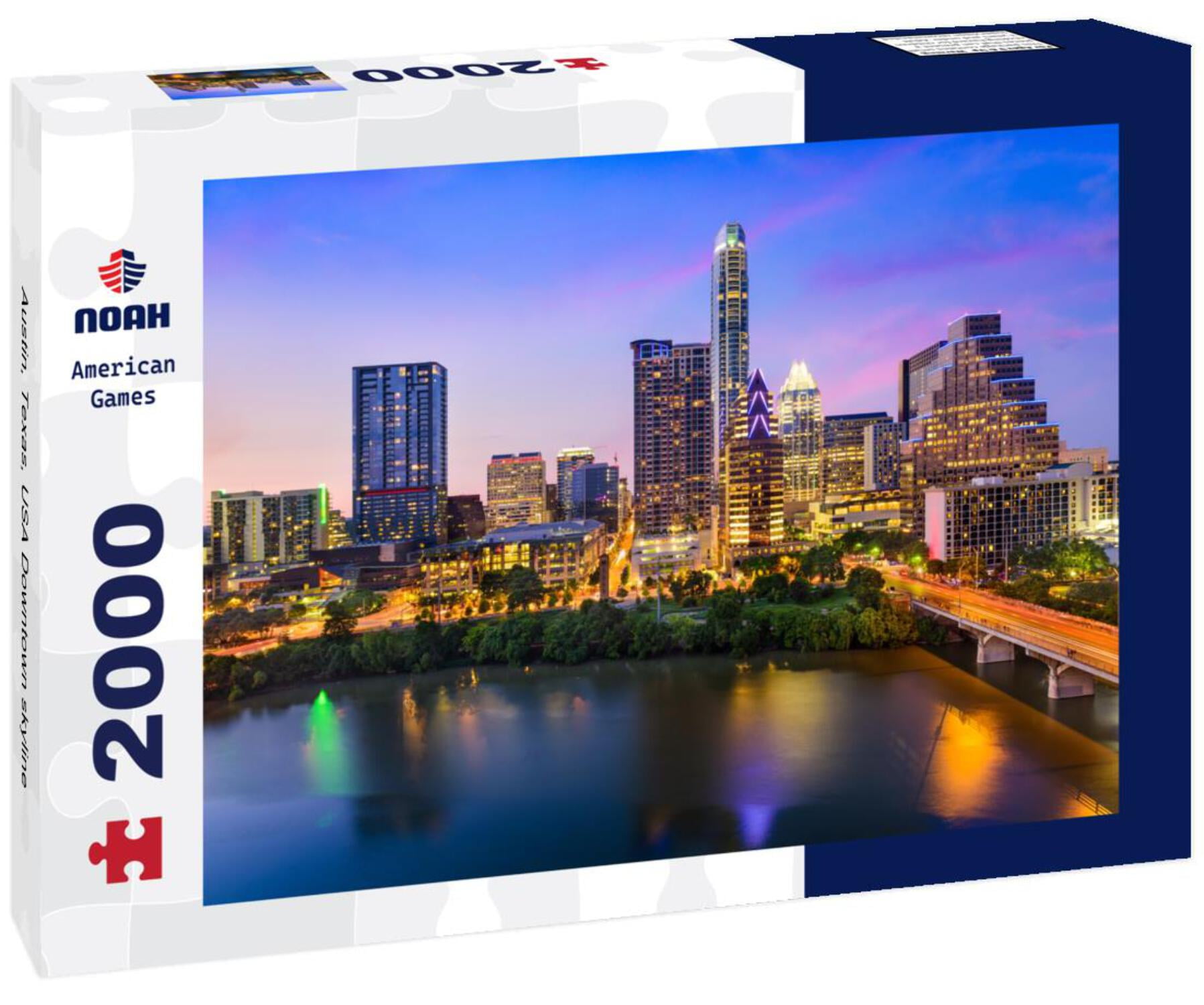 Noah Jigsaw Puzzle Austin, Texas, USA Downtown skyline 2000 pieces ...