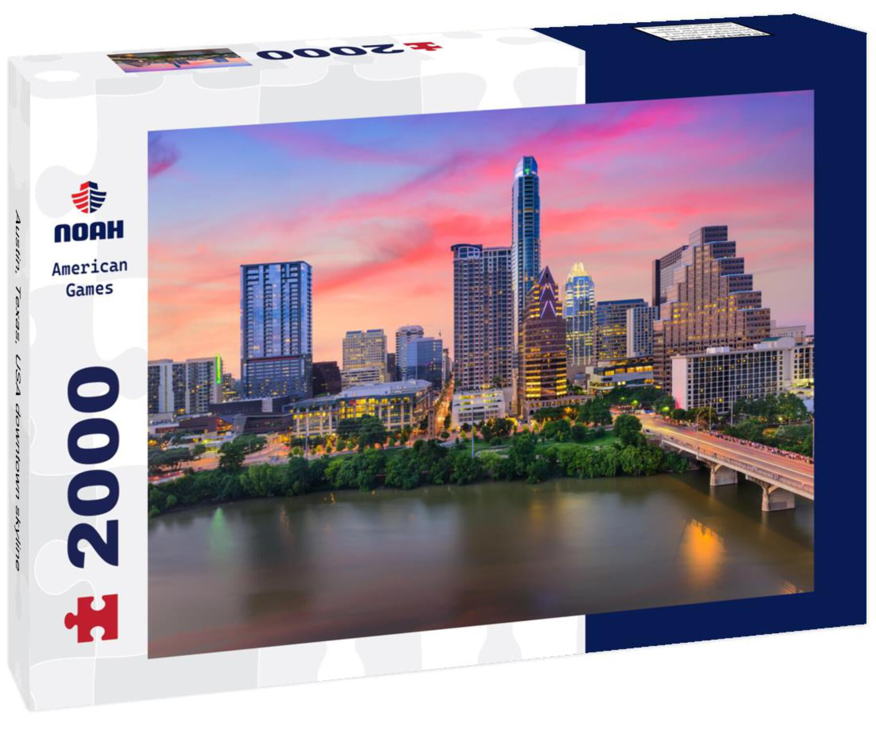 Noah Jigsaw Puzzle Austin, Texas, USA downtown skyline 2000 pieces ...