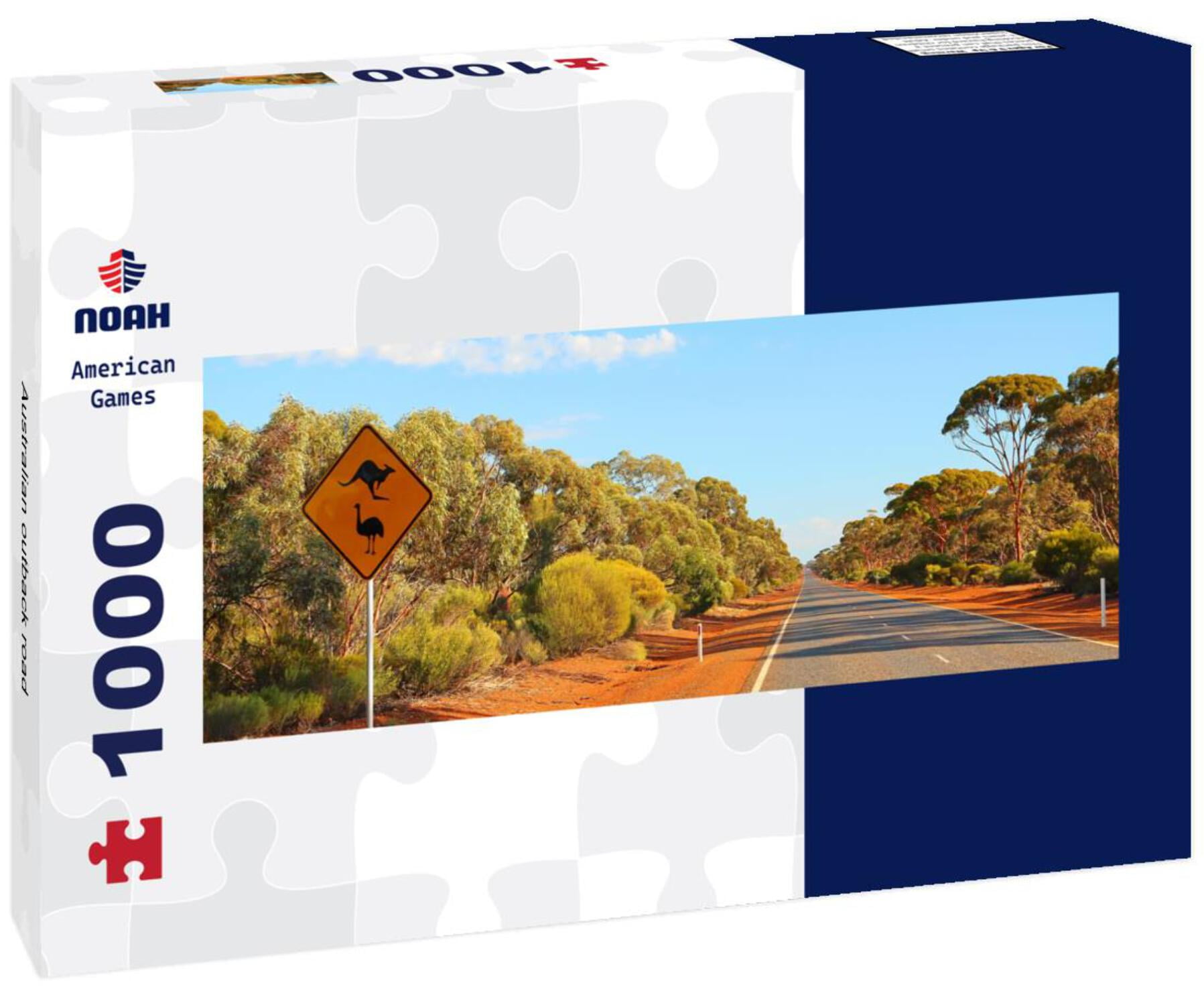 Noah Jigsaw Puzzle Australian outback road panorama 1000 pieces ...