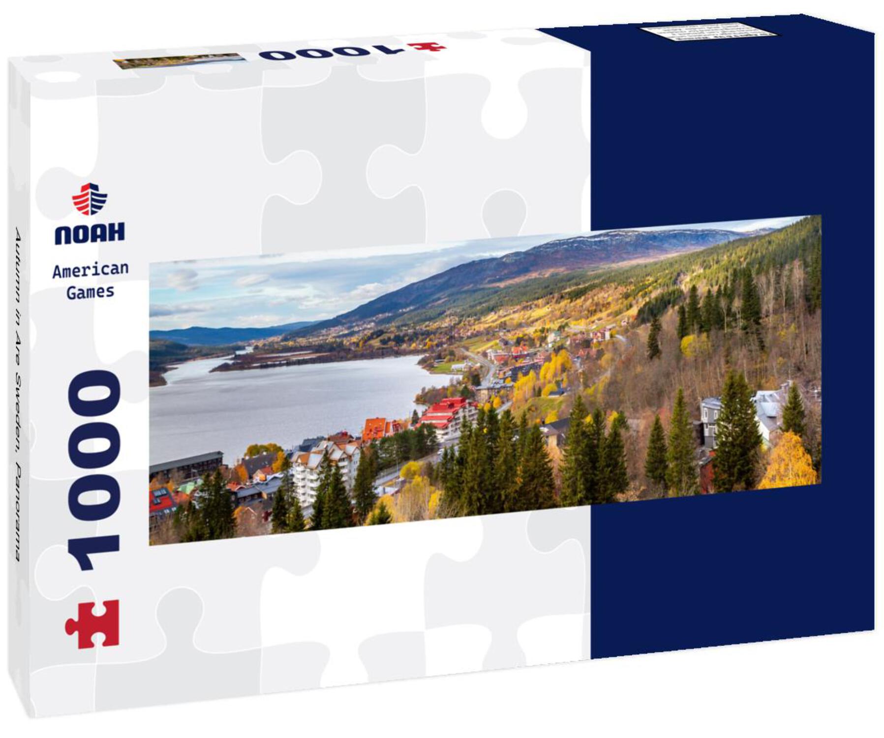 Noah Jigsaw Puzzle Autumn in Are Sweden, Panorama Panorama 1000 Pieces ...
