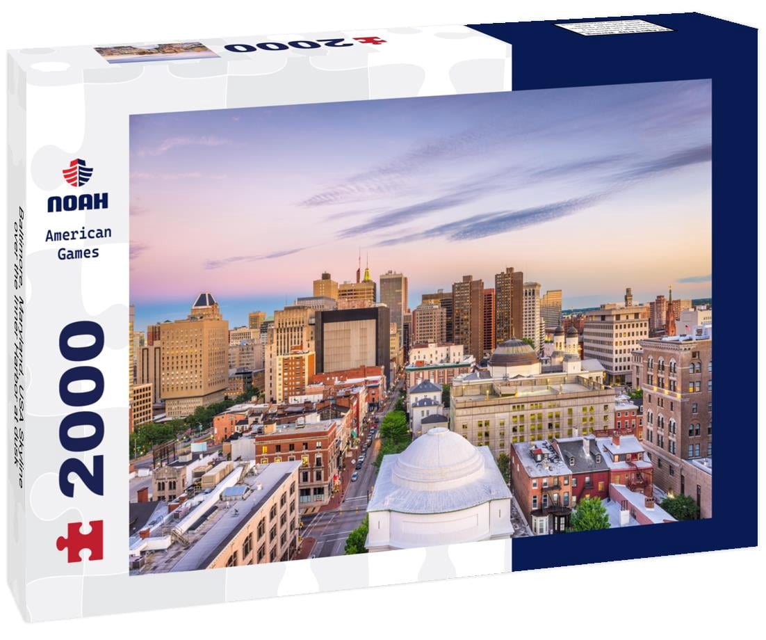 Noah Jigsaw Puzzle Baltimore, Maryland, USA Skyline over the Inner ...