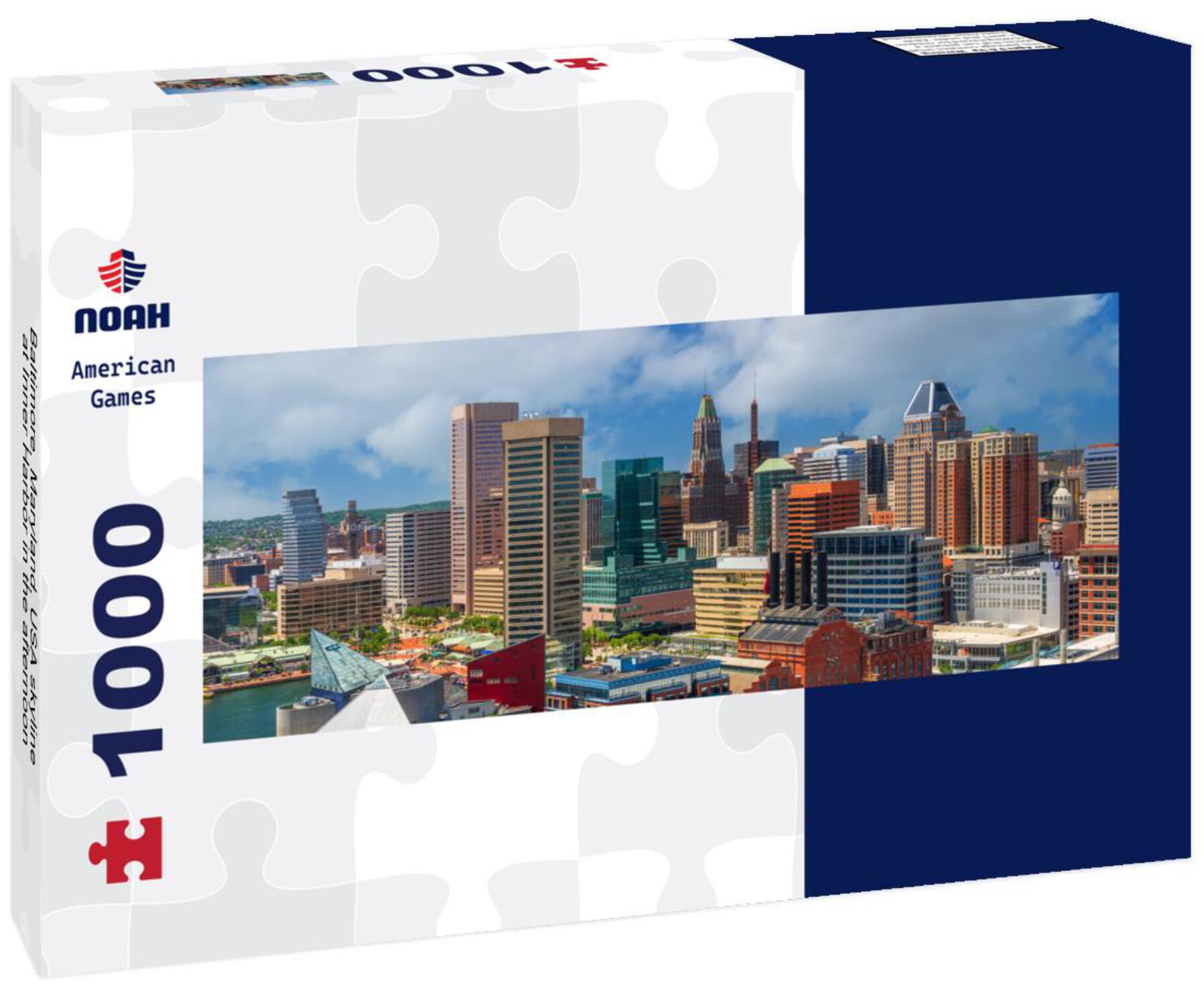 Baltimore, Maryland, USA skyline at Inner Harbor in the afternoon ...