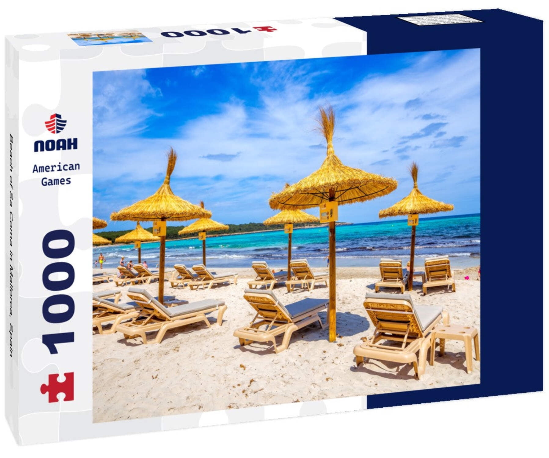 Noah Jigsaw Puzzle Beach of Sa Coma in Mallorca, Spain 1000 pieces ...