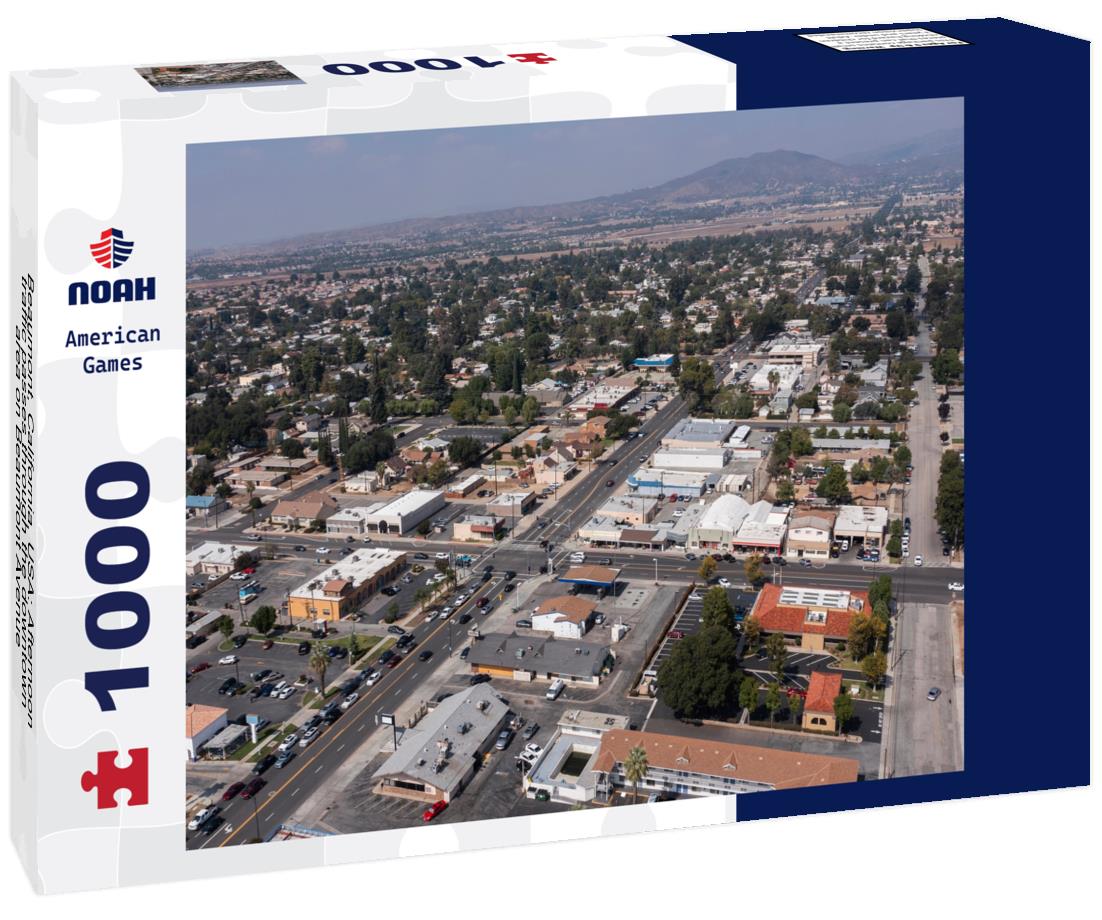 Noah Jigsaw Puzzle Beaumont, California, USA: Afternoon traffic passes ...