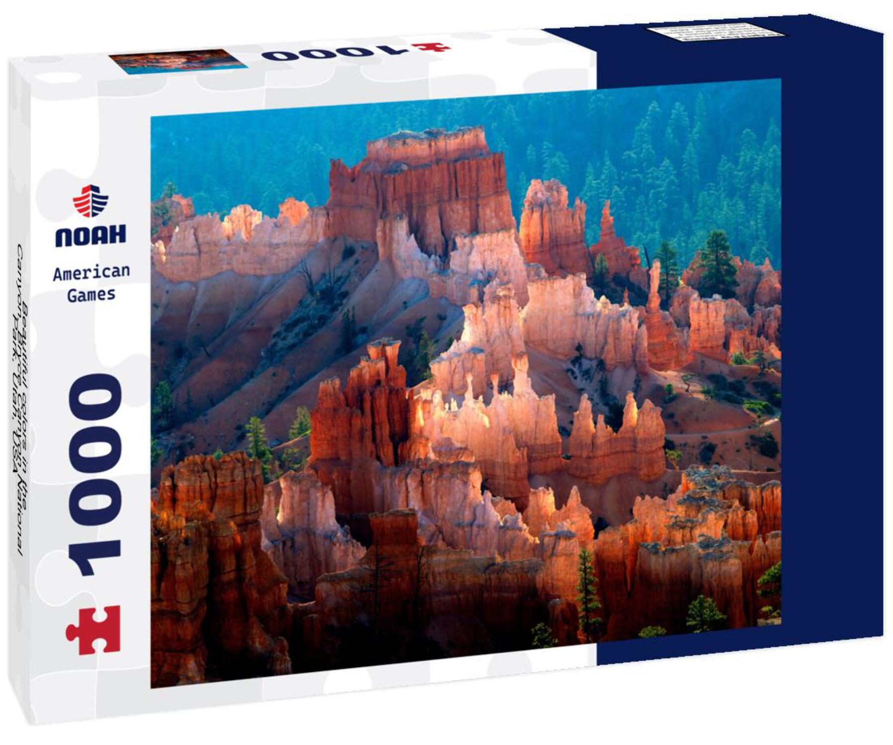 Noah Jigsaw Puzzle Beautiful colors in the Canyon, Bryce Canyon ...