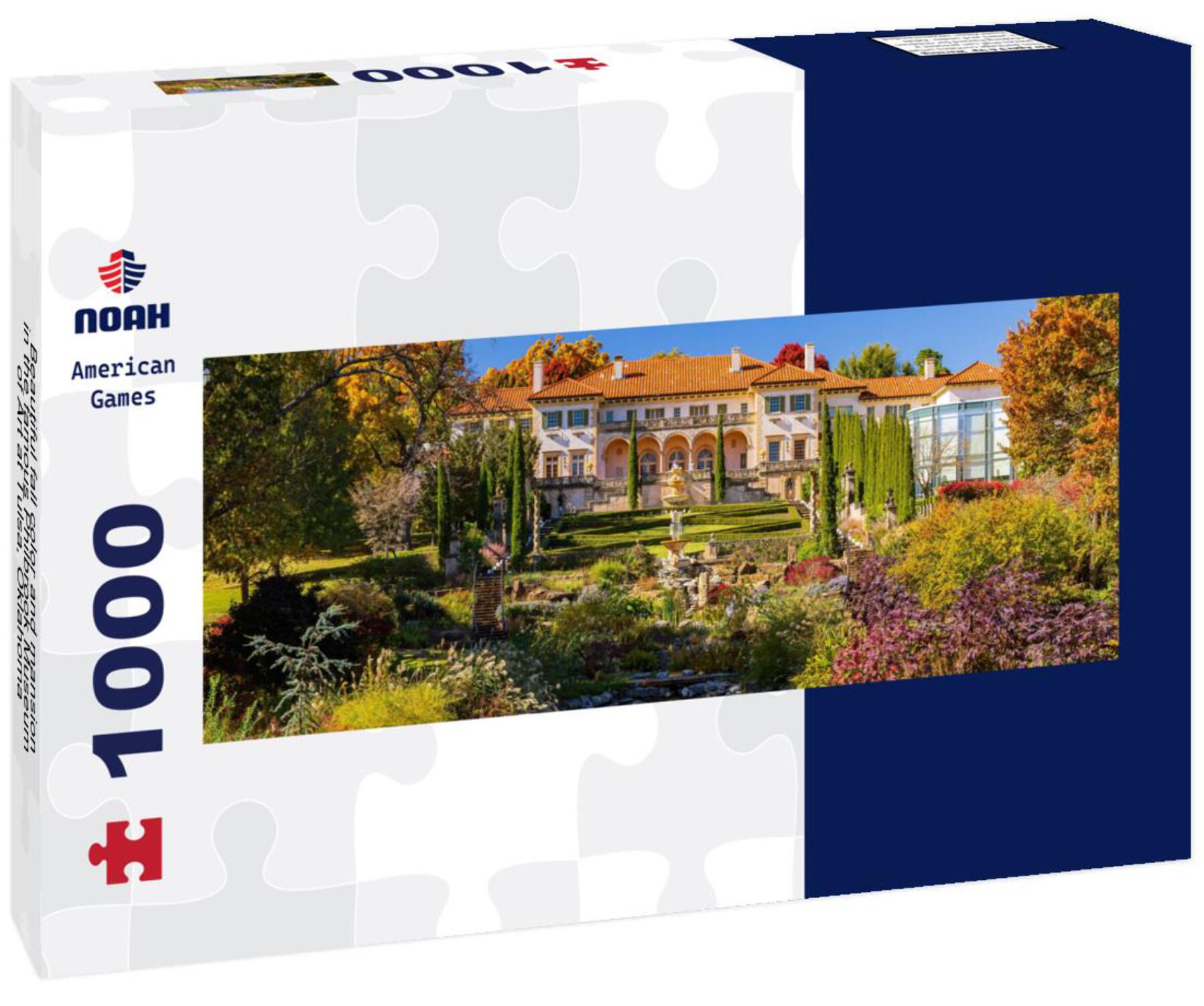 Beautiful fall color and mansion in the famous Philbrook Museum of Art ...