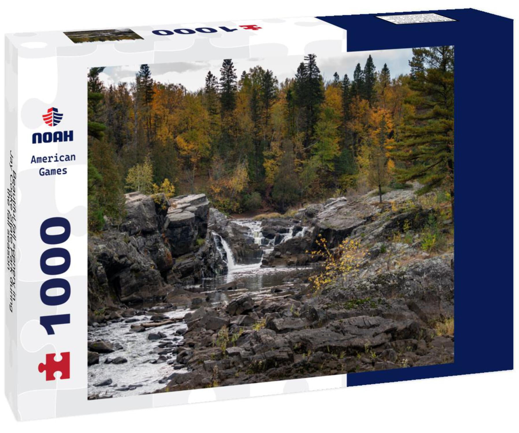 Noah Jigsaw Puzzle Beautiful fall scenery in Jay Cooke State Park during the fall season 1000 ...