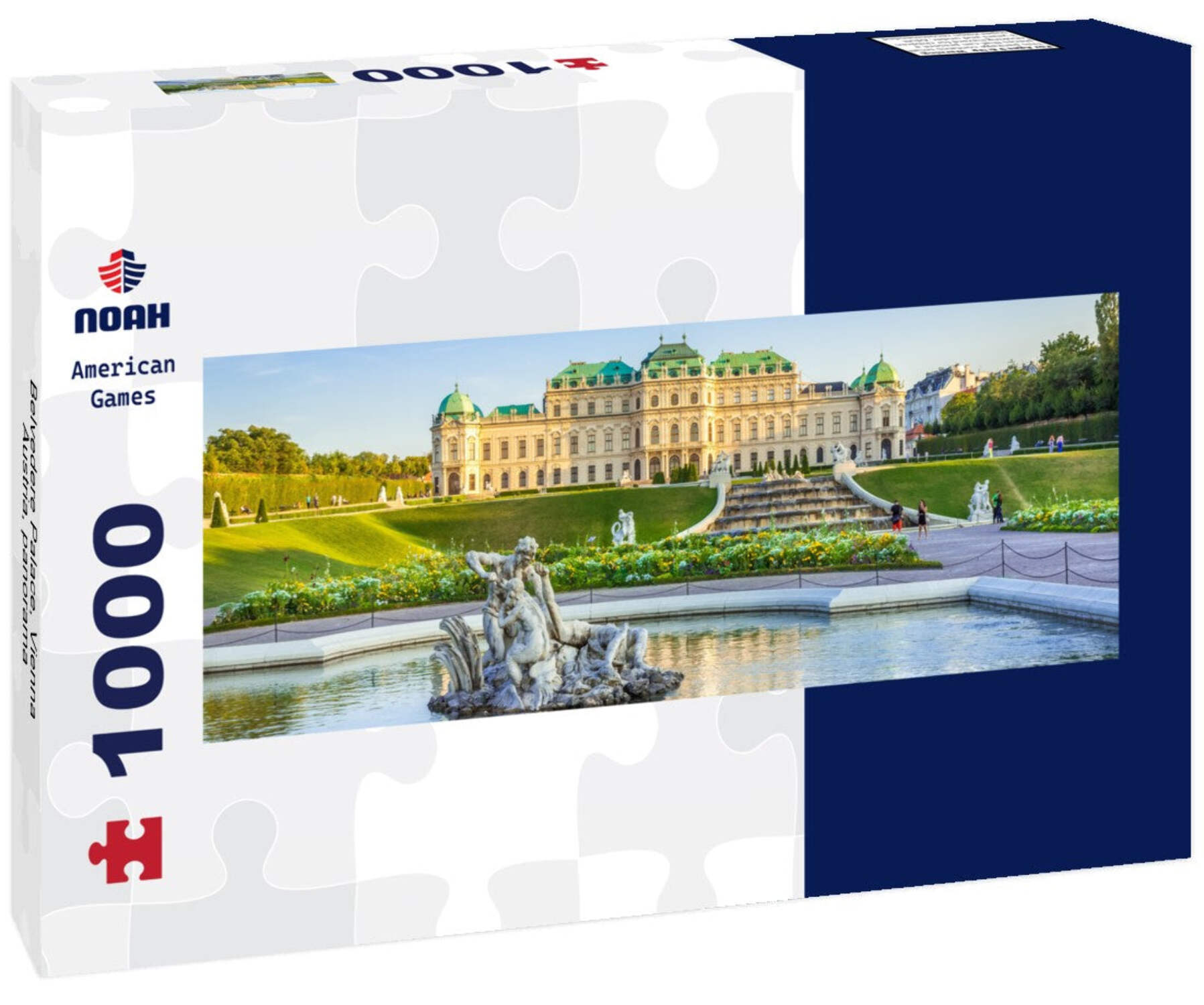 Noah Jigsaw Puzzle Belvedere Palace, Vienna, Austria, Panorama 1000 ...