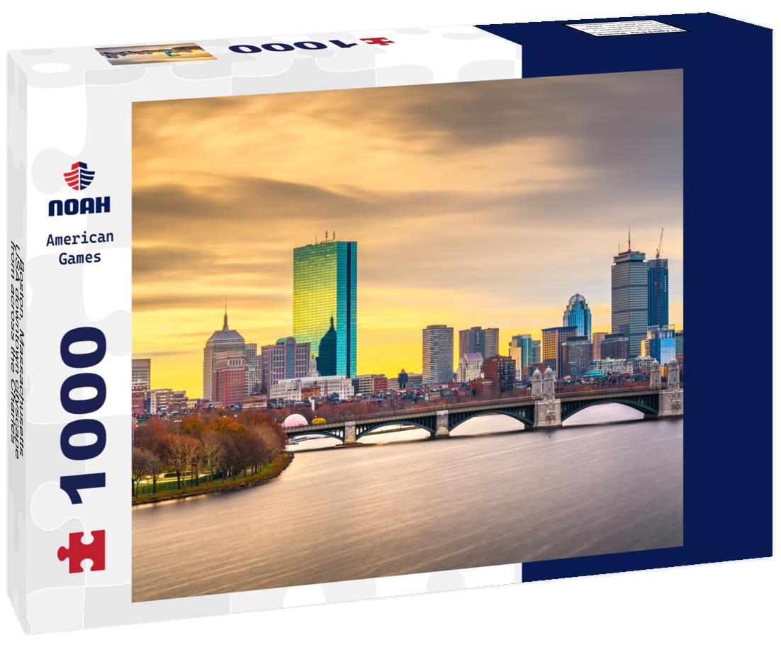 Noah Jigsaw Puzzle Boston, Massachusetts, USA downtown cityscape from ...