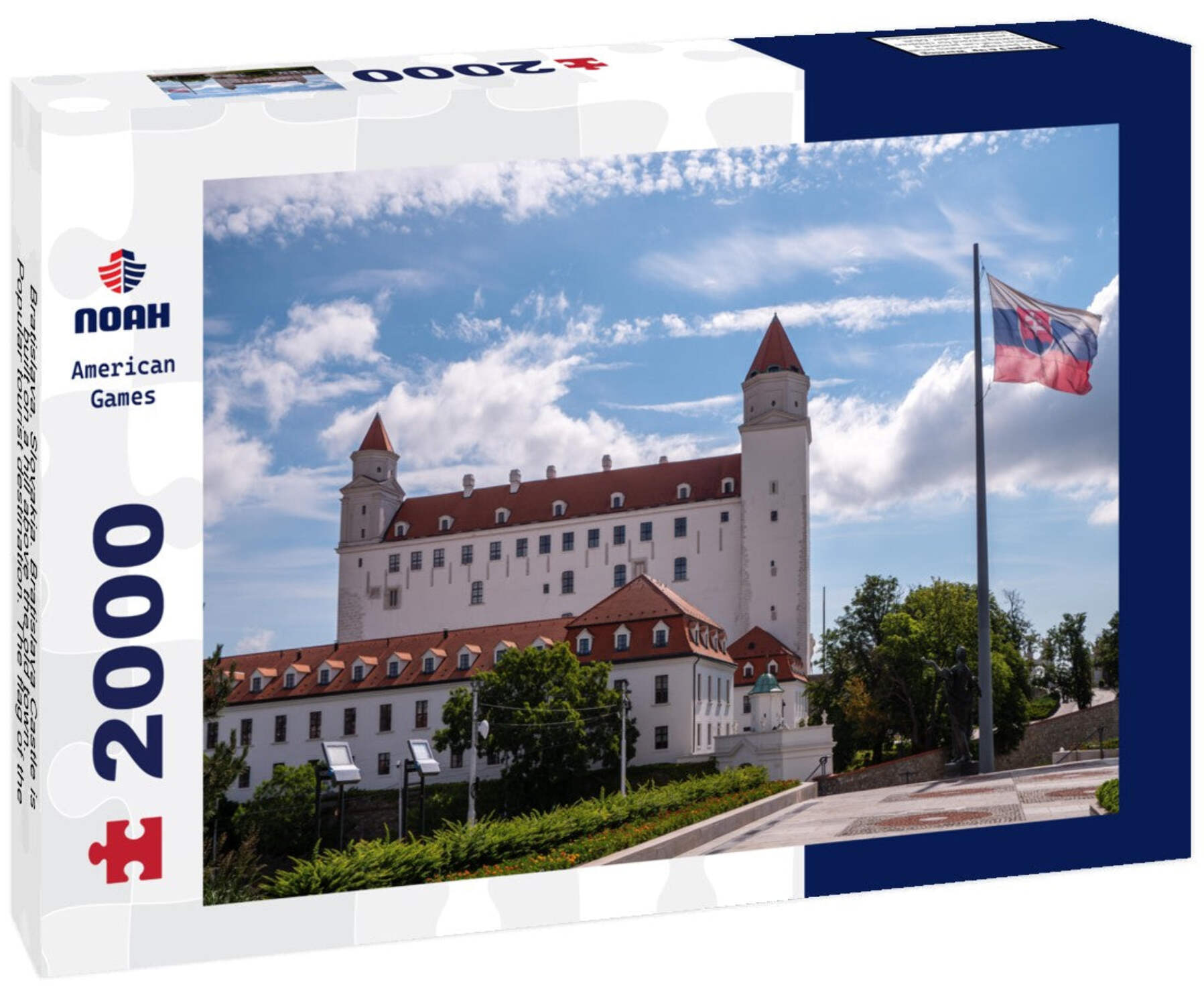 Noah Jigsaw Puzzle Bratislava, Slovakia. Bratislava Castle is built on ...