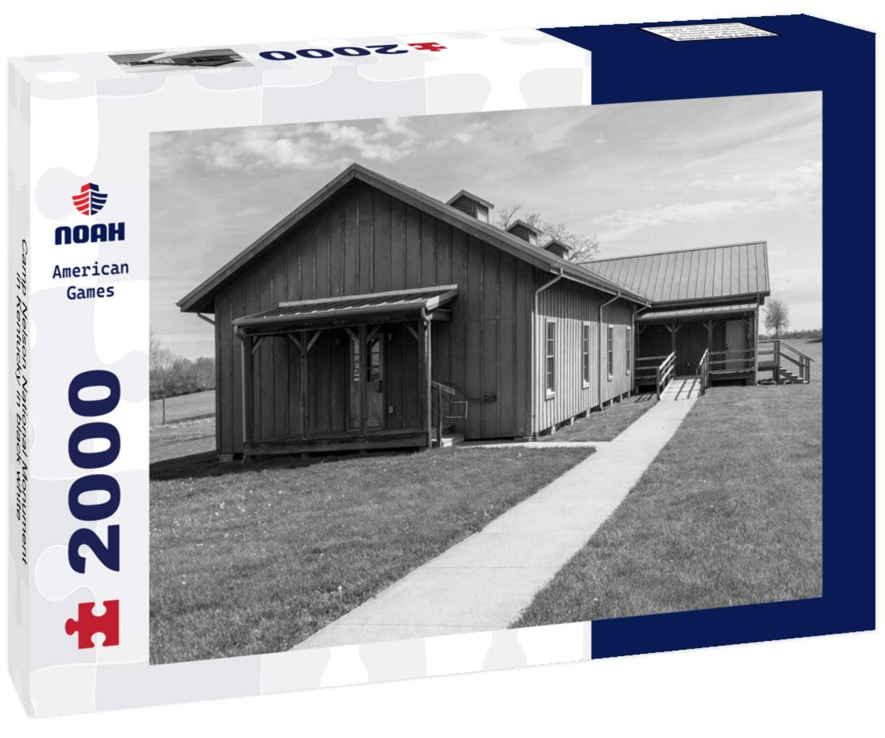 Noah Jigsaw Puzzle Camp Nelson National Monument in Kentucky in black ...