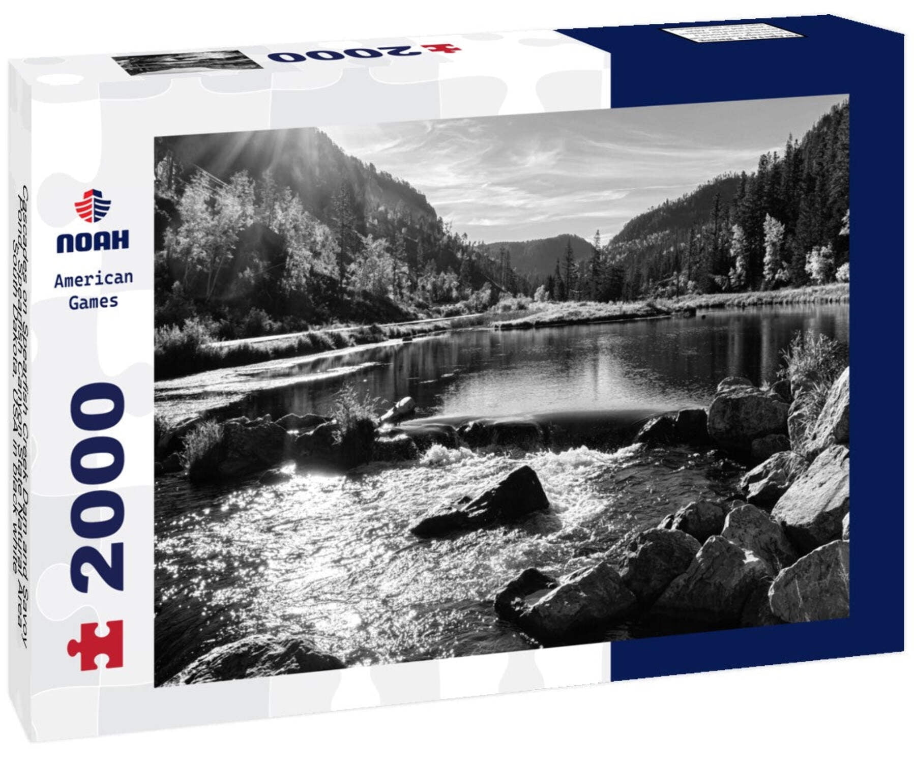 Noah Jigsaw Puzzle Cascades on Spearfish Creek Dam and Savoy Pond ...
