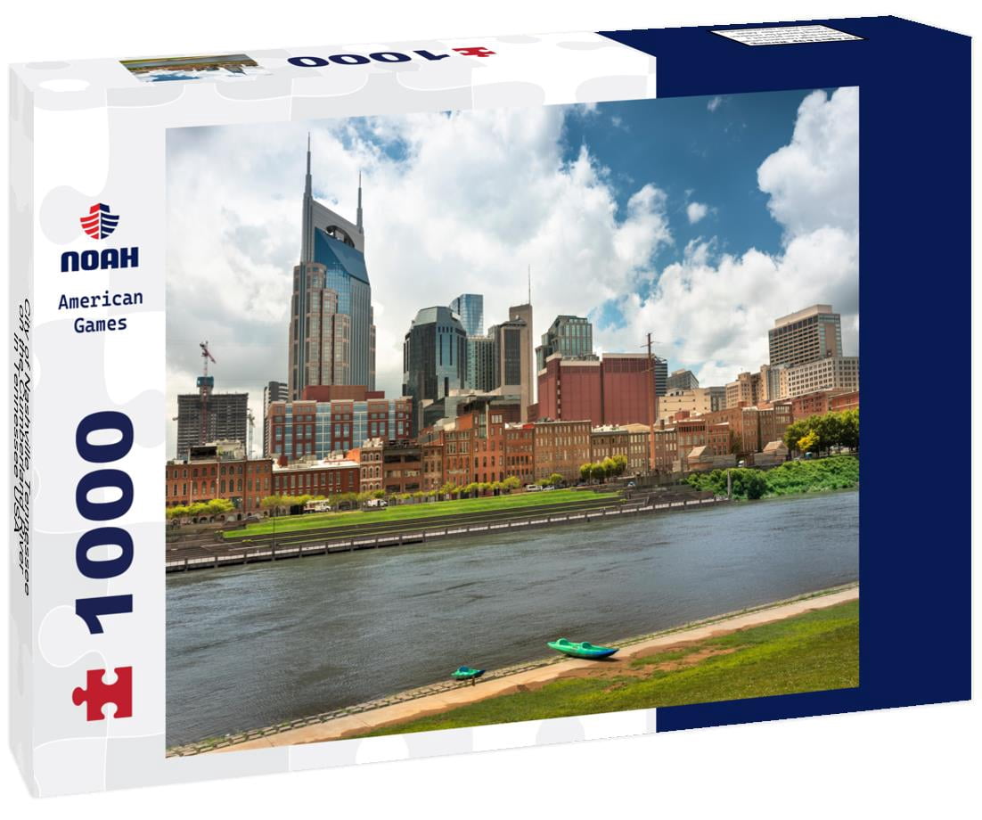 Noah Jigsaw Puzzle City of Nashville Tennessee on the Cumberland River ...