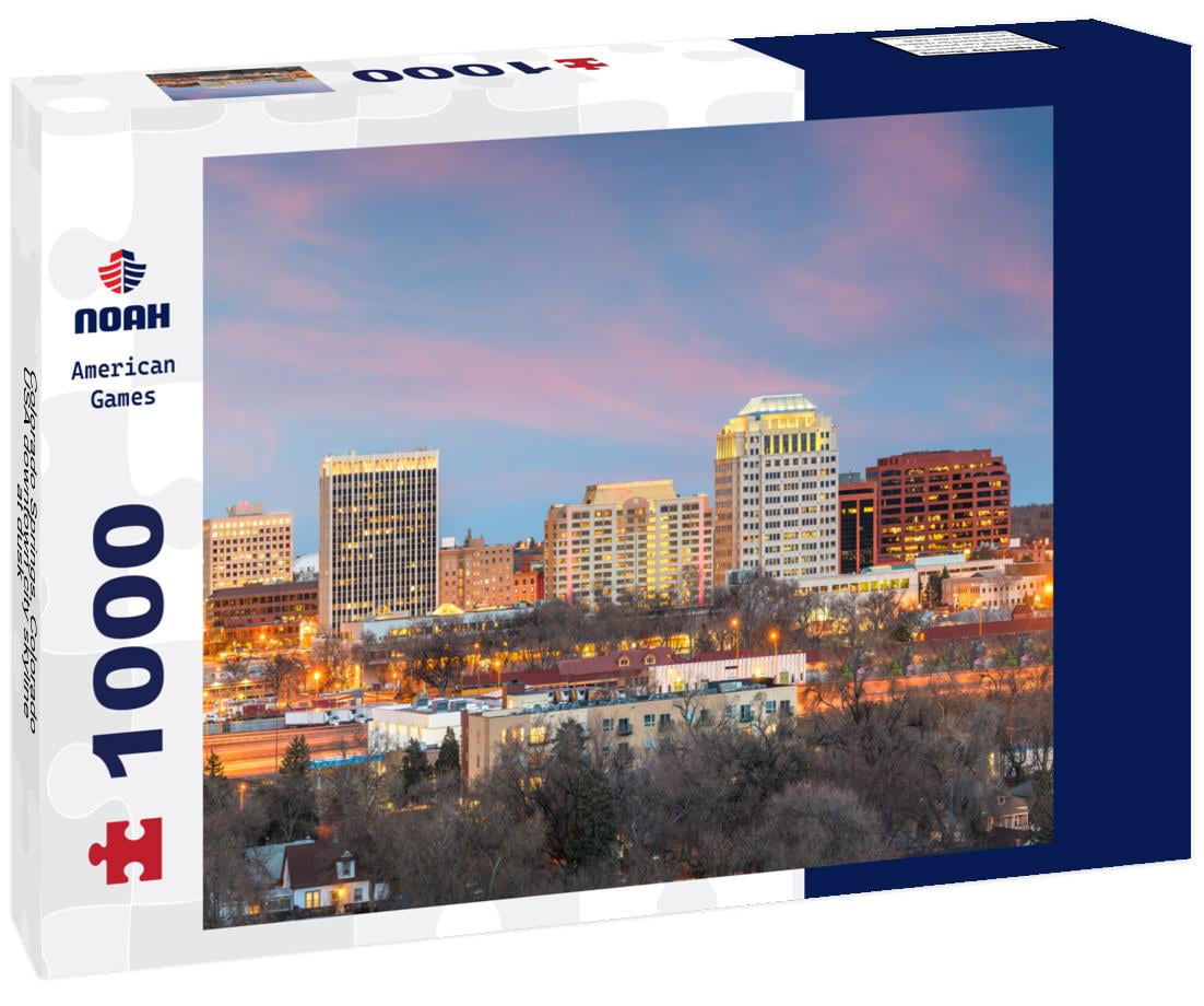 Noah Jigsaw Puzzle Colorado Springs, Colorado, USA downtown city ...