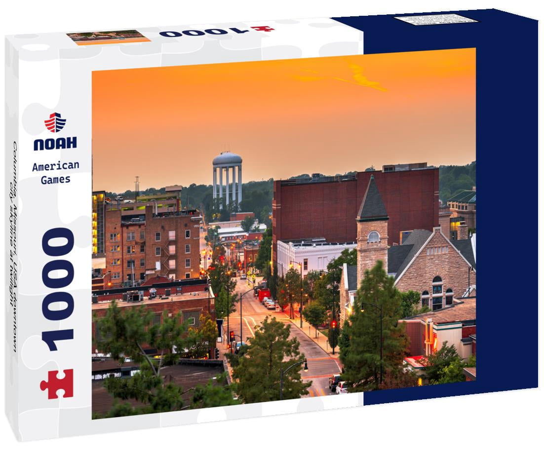 Noah Jigsaw Puzzle Columbia, Missouri, USA downtown city skyline at ...