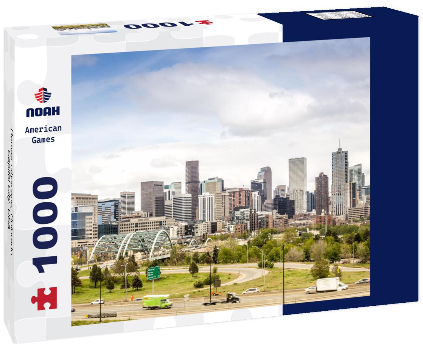 Noah Jigsaw Puzzle Denver cityscape, Colorado Capitol City, USA 1000 ...