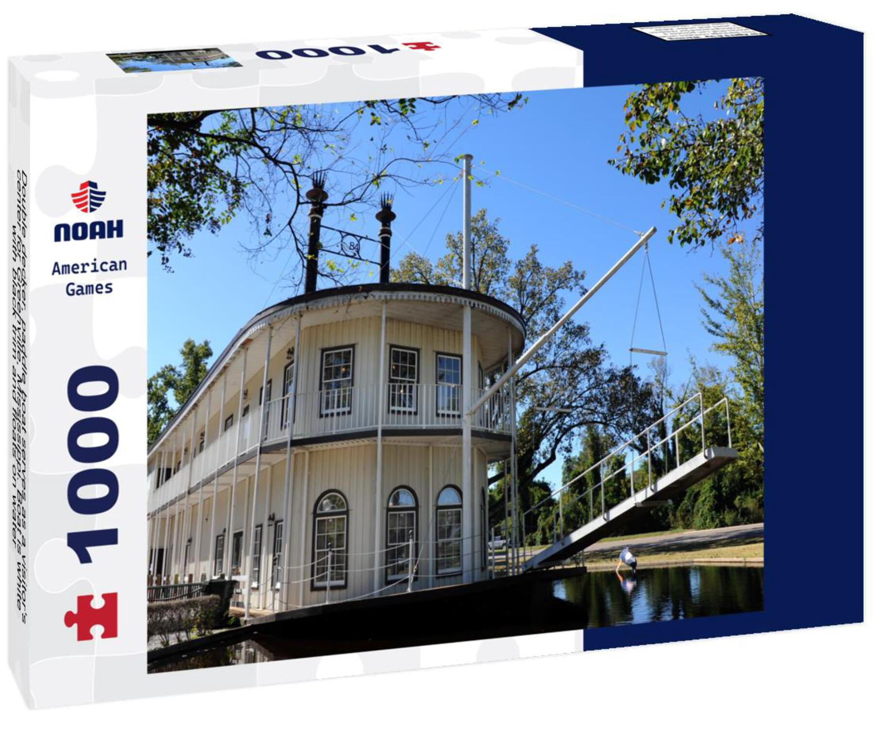 Noah Jigsaw Puzzle Double decker, paddle boat serves as a visitor's ...