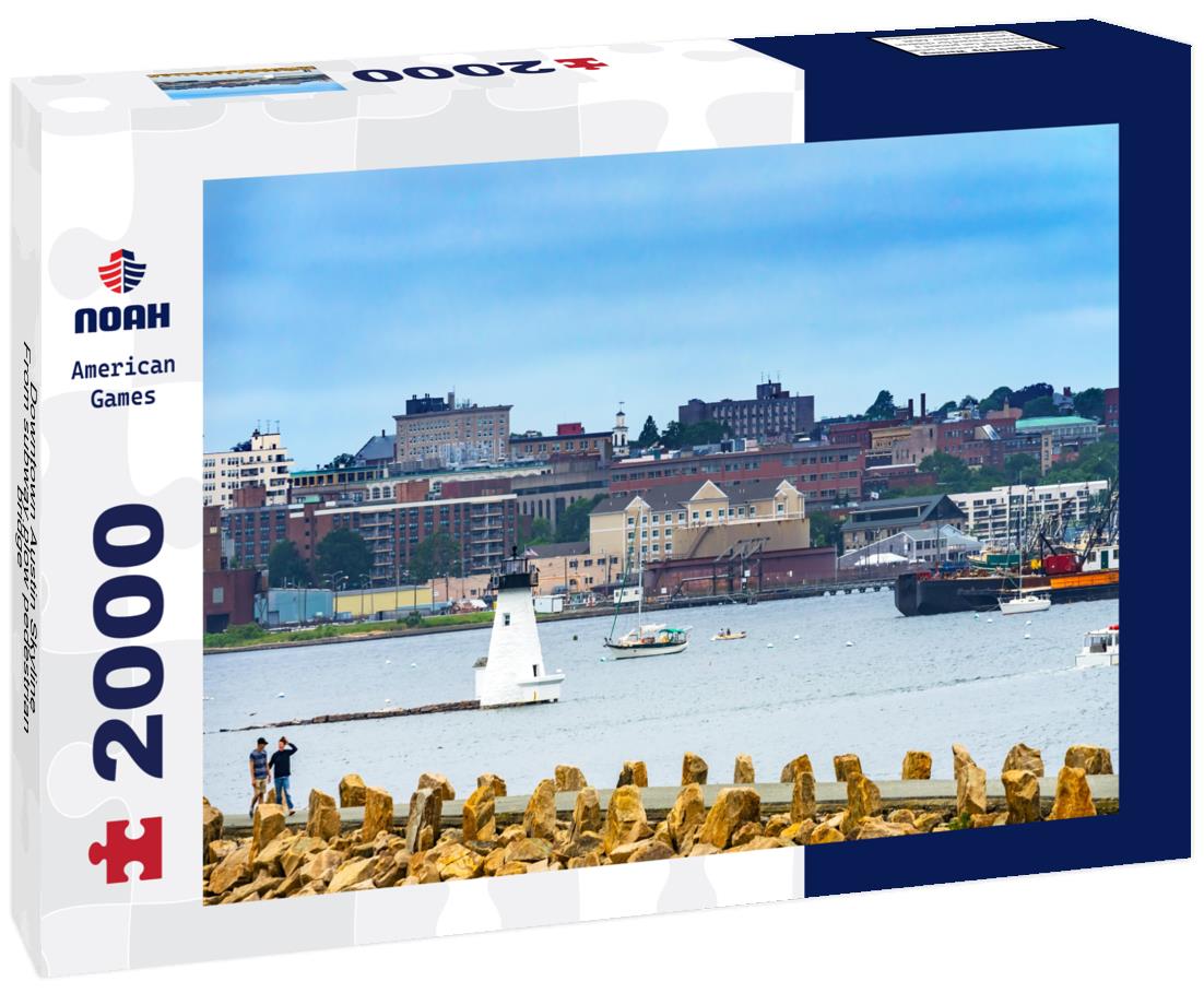 Noah Jigsaw Puzzle Downtown Austin Skyline From subway plow pedestrian ...