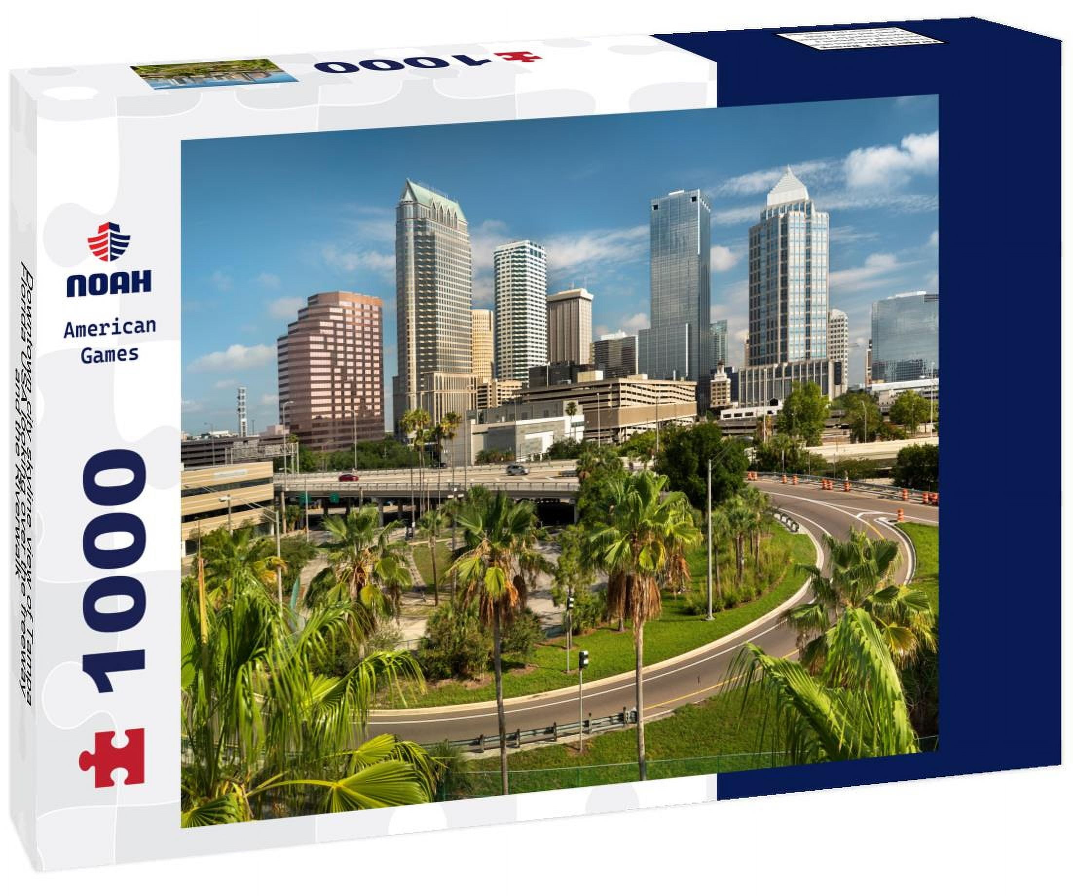 Noah Jigsaw Puzzle Downtown city skyline view of Tampa Florida USA ...