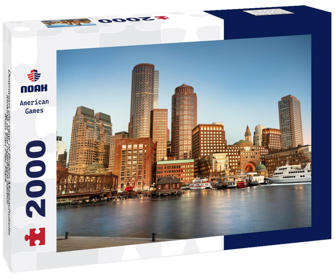 Noah Jigsaw Puzzle Downtown city view of Boston Massachusetts looking ...