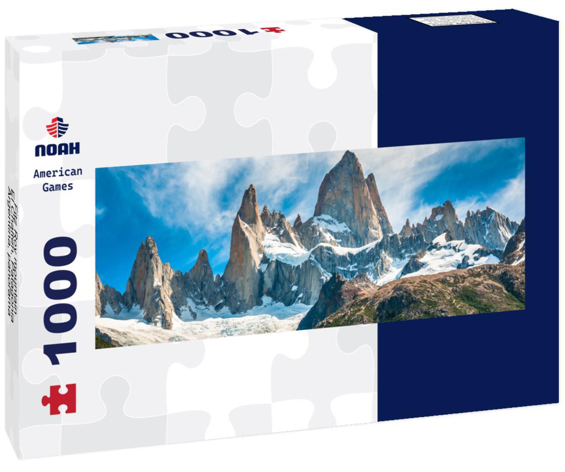 Fitz Roy mountain, El Chalten, Patagonia, Argentina, 1000pc Panoramic ...