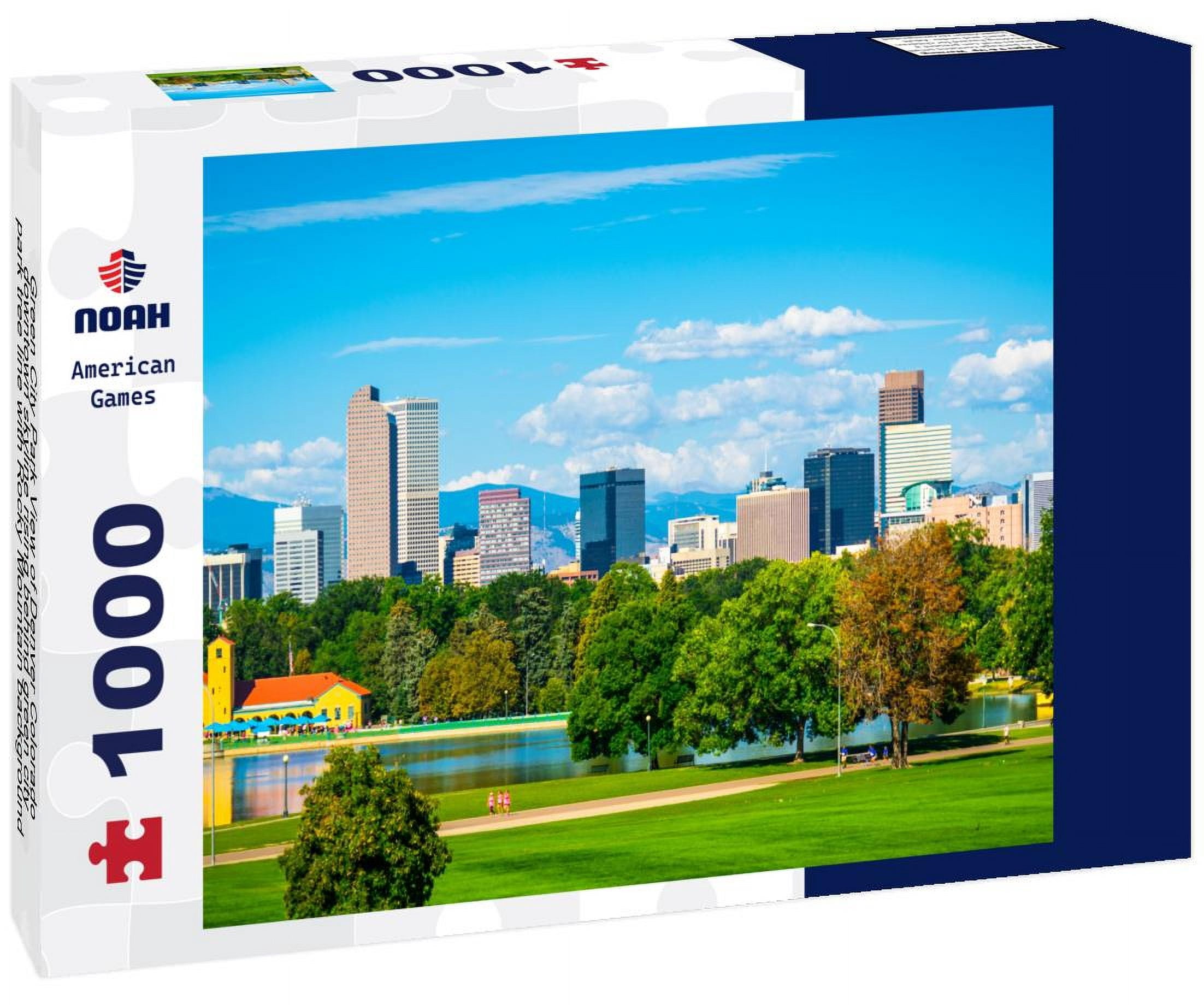 Noah Jigsaw Puzzle Green City Park View of Denver Colorado downtown ...