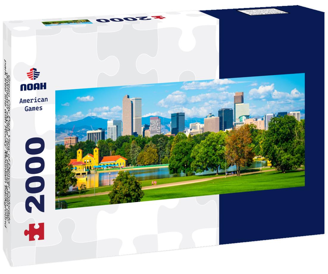 Noah Jigsaw Puzzle Green City Park View of Denver Colorado downtown ...