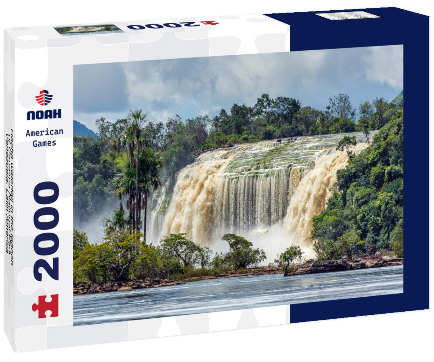 Noah Jigsaw Puzzle Hacha waterfall in the lagoon of Canaima National ...