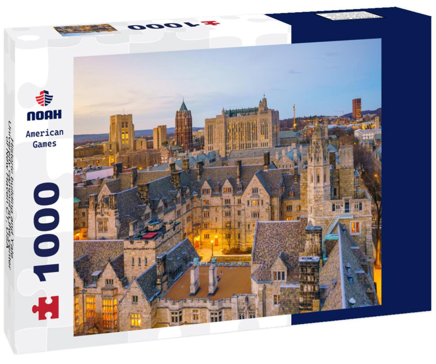 Noah Jigsaw Puzzle Historic building and Yale University campus in the ...