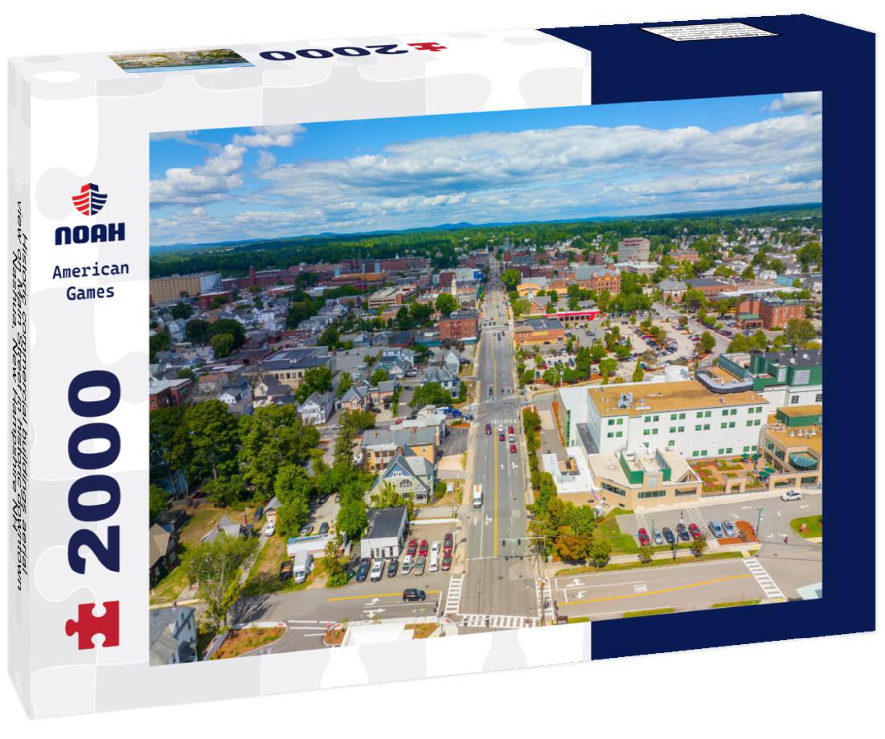 Noah Jigsaw Puzzle Historic commercial buildings aerial view on Main ...