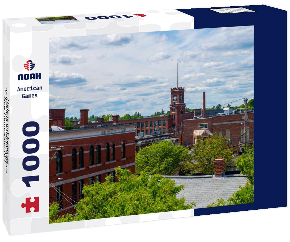 Noah Jigsaw Puzzle Historic mill buildings by Nashua River in Nashua ...